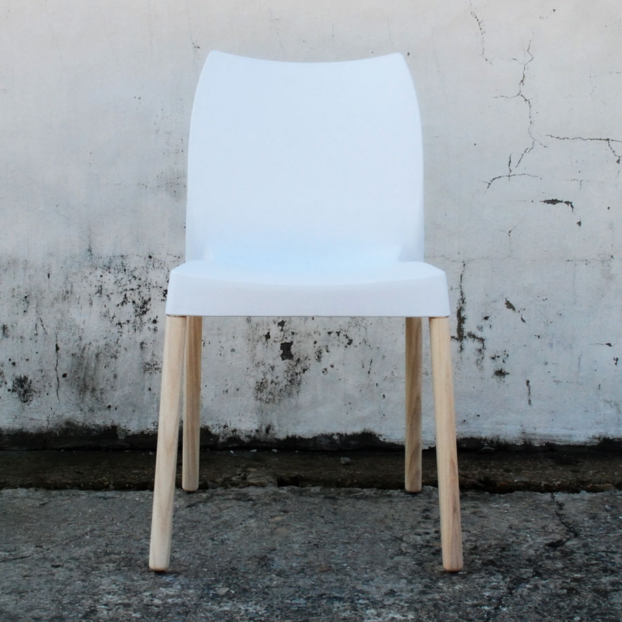 IBIS Dining Chair - Cotton White (Ash) - JB Furniture